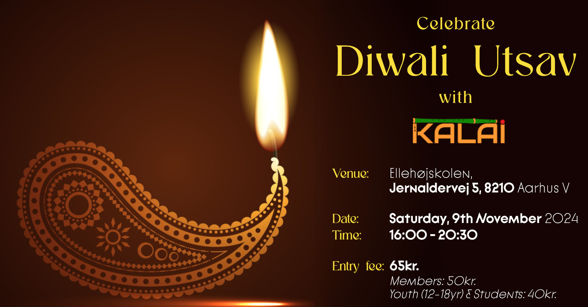 KALAI – Diwali Utsav 2024 – Kultur and Live Art of India